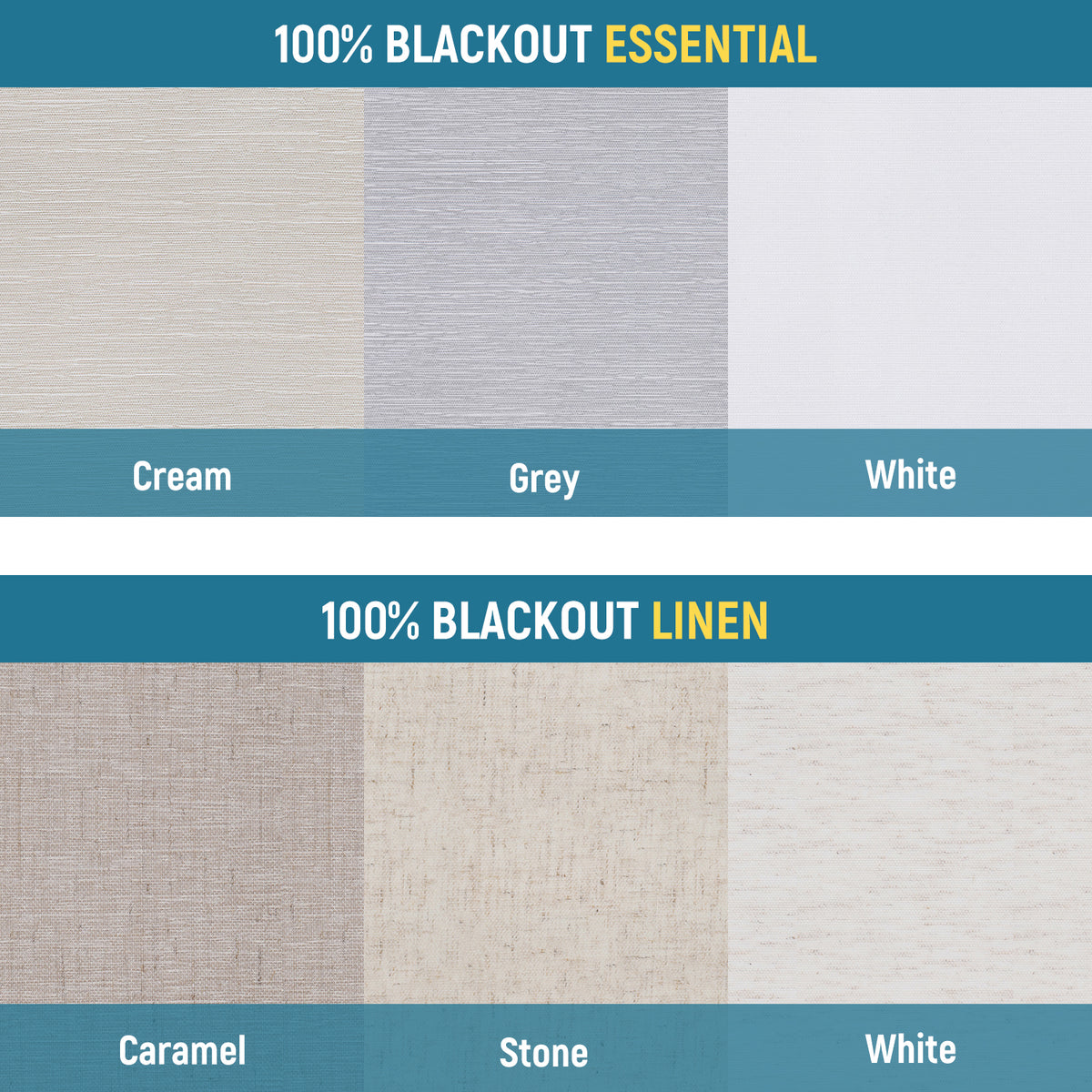Blackout & Light Filtering Fabric Samples – SmartWings