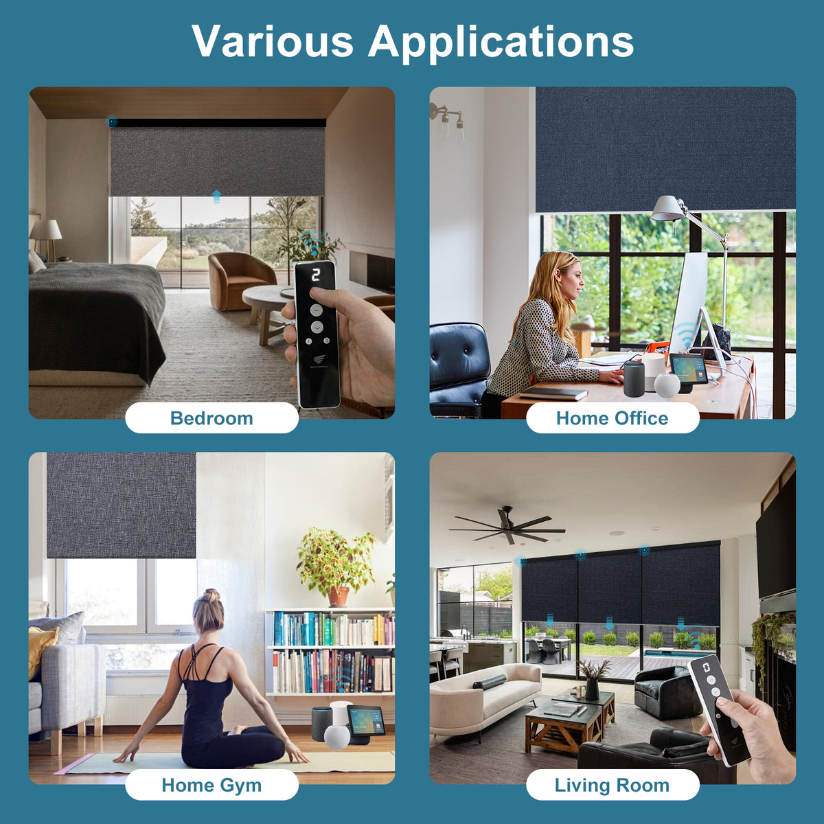 Roller Shades Blackout Eclipse – SmartWings