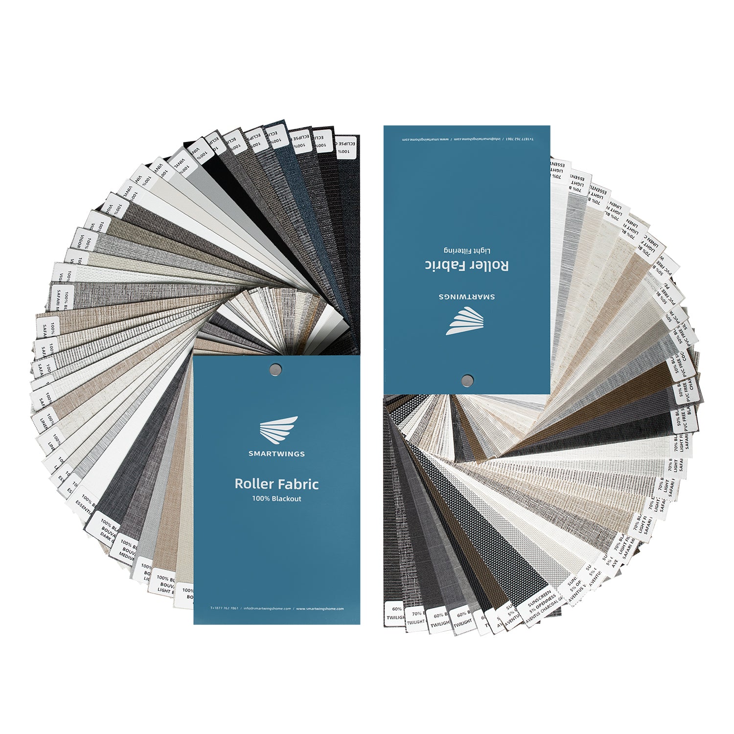 Blackout & Light Filtering Fabric Samples – SmartWings