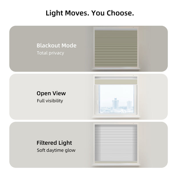 SmartWings Motorized Day & Night Skylight Cellular Shades | Light ...