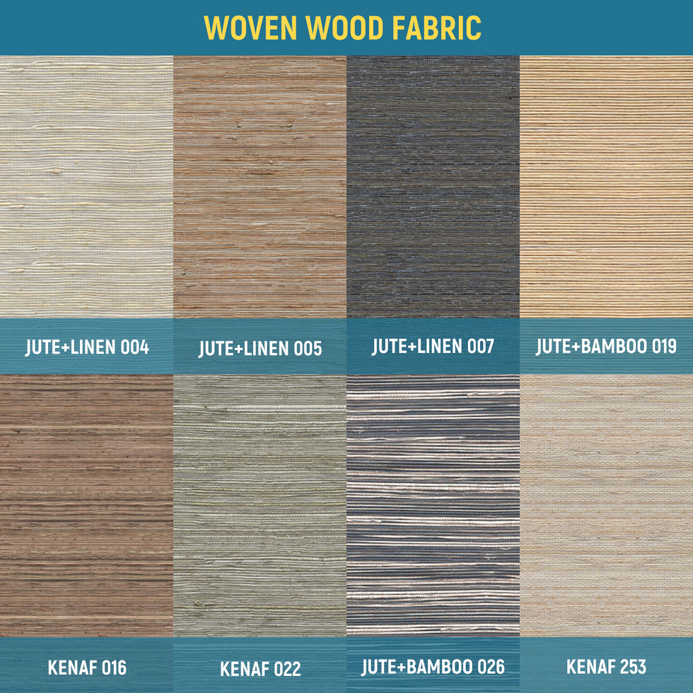 Woven Wood Four Fabric Samples – SmartWings