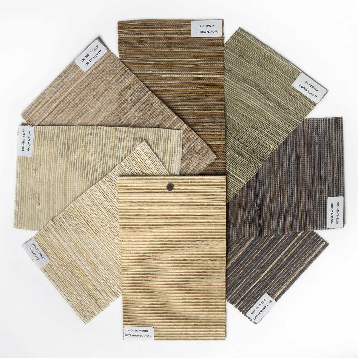 Wood Look Fabric Samples for Natural Window Style – SmartWings