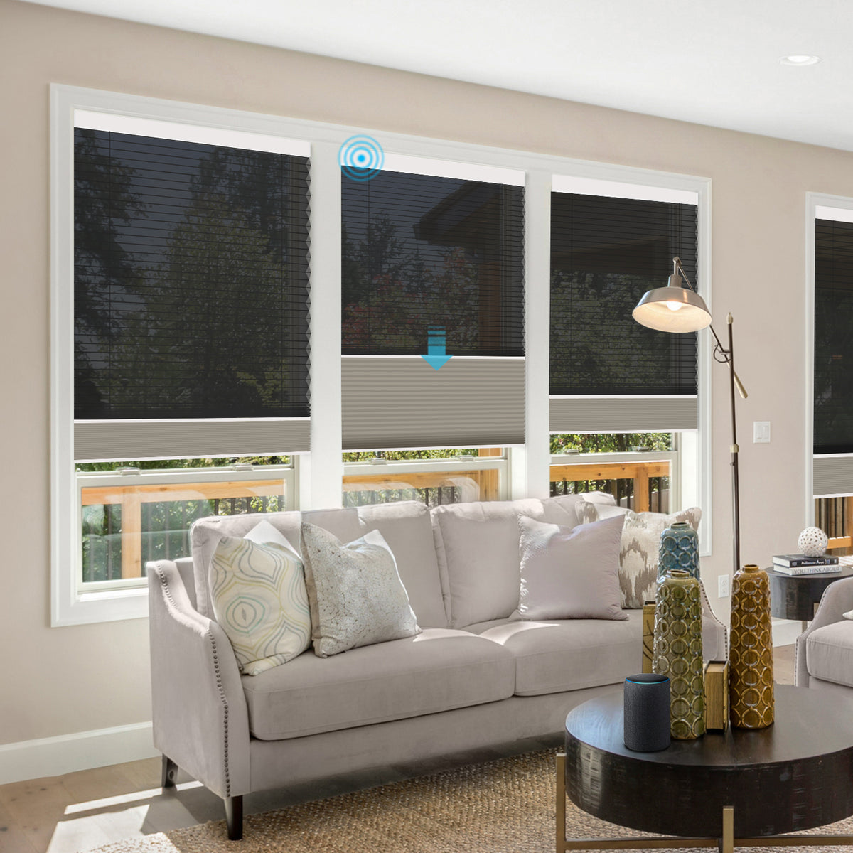 Motorized Day/Night Cellular Shades Nowa - SmartWings